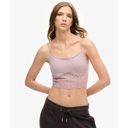 Superdry Damen Lila Korsett Oberteil, Gr&ouml;&szlig;e: 44 - Gr&ouml;&szlig;e: 44 21030260005591ZS025