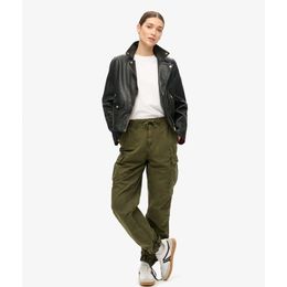Superdry Damen Para Cargohose Mit Niedriger Leibh&ouml;he, Gr&uuml;n, Gr&ouml;&szlig;e: 30/32 21236315001642LX060