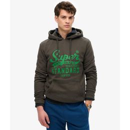 Superdry Herren Standard Hoodie mit Schriftzug Schwarz - Gr&ouml;&szlig;e: S 104060650189106A001