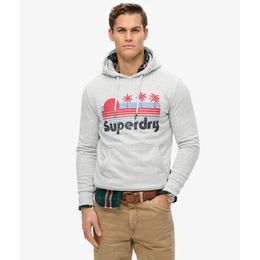 Superdry Herren Vintage Great Outdoors Hoodie Hellgrau - Gr&ouml;&szlig;e: M 10406065019128UB002