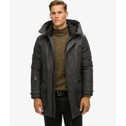 Superdry Herren Wattierter City Tweed Parka Dunkelgrau - Gr&ouml;&szlig;e: XL 1020202000604B25004