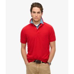 Superdry Herren City Polohemd aus Pikee Red - Gr&ouml;&szlig;e: Xxxl 1040808500336OPI120