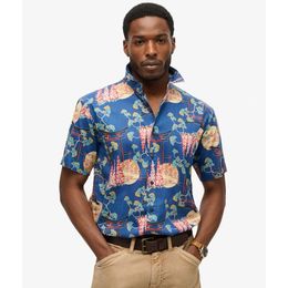 Superdry Herren Hawaii-hemd Blau - Gr&ouml;&szlig;e: Xxl 10410090001542EH005