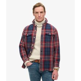 Superdry Herren The Merchant Store - Hemd mit Karomuster Marineblau - Gr&ouml;&szlig;e: Xxl 1041009500613CQJ005