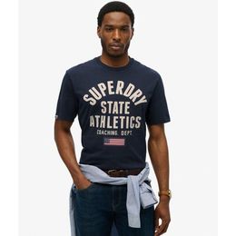 Superdry Herren Vintage Athletic Essential Grafik-t-shirt Navy - Gr&ouml;&szlig;e: L 1040405503174D9I003