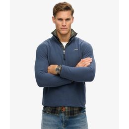 Superdry Herren Polar Fleece Pullover mit Halbrei&szlig;verschluss Marineblau - Gr&ouml;&szlig;e: Xxl 1040607500847JUA005