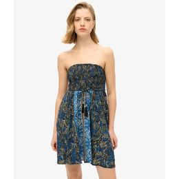 Superdry Damen Bandeau-kleid Marineblau - Gr&ouml;&szlig;e: 38 2144236500663D6K017