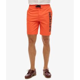 Superdry Herren Sportswear Boardshorts aus Recyceltem Material Orange - Gr&ouml;&szlig;e: Xxl 106201650017503M005