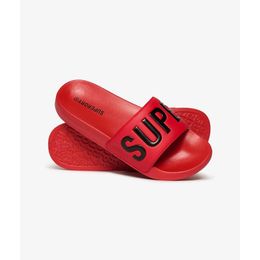 Superdry Men's Core Badesandalen mit Grafik Rot - Gr&ouml;&szlig;e: 6-7 1098618900165OGS903