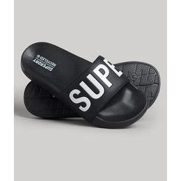 Superdry Damen Code Core Badesandalen Schwarz - Gr&ouml;&szlig;e: S 217952250011233B001