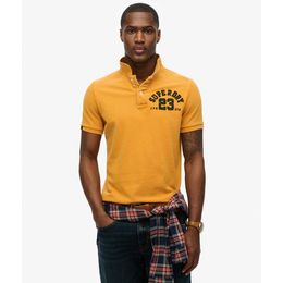 Superdry Herren Gelb Vintage Athletic Polohemd mit Logo-Druck, Gr&ouml;&szlig;e: M 1040808500326ETZ002