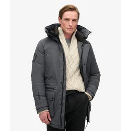 Superdry Herren City Gepolsterter Parka Mantel Dunkelgrau - Gr&ouml;&szlig;e: L 1020202000579PIJ003