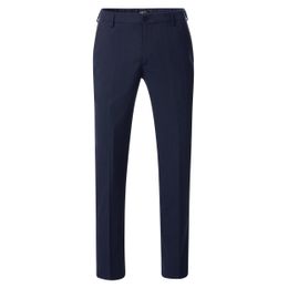 Venti Herren Chinohose "Venti Hose uni", blau, Gr. 30, 67% Polyester, 31% Viskose, 2% Elasthan, Hosen