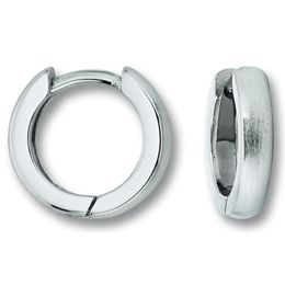 ONE ELEMENT Damen Paar Creolen "Ohrringe Creolen aus 925 Silber &Oslash; 12,6 x 2,6 mm", Damen, Silber 925 (Sterlingsilber), silber, Silber 925