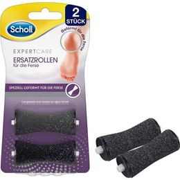 Scholl Hornhautentferner Ersatzrolle "ExpertCare", grau, Diamantpartikel, Hornhautentferneraufs&auml;tze, F&uuml;r die Ferse
