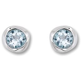 ONE ELEMENT Damen Paar Ohrh&auml;nger "Blau Topas Ohrringe Ohrstecker aus 925 Silber", Damen, Silber 925 (Sterlingsilber), silber, Silber 925