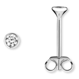 ONE ELEMENT Damen Paar Ohrh&auml;nger "Zirkonia Zarge Ohrringe Ohrstecker aus 925 Silber", Damen, Silber 925 (Sterlingsilber), silber, Silber 925