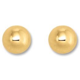 ONE ELEMENT Damen Paar Ohrh&auml;nger "Halb Kugel verb&ouml;det Ohrringe Ohrstecker aus 333 Gelbgold", Damen, Gelbgold 333 Gold, gold, Gelbgold 333, Gold,