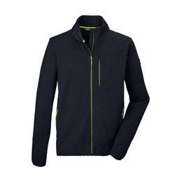 Killtec Herren Strickjacke "KOS 40 MN FLX JCKT", schwarz, Gr. XXL, Oberstoff: 97% Polyester, 3% Elasthan, Strickjacken, Sportliche Herrenjacke mit