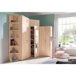Kleiderschrank wimex, B:80cm H:185cm T:54cm, beige, Schlafzimmer, Schr&auml;nke, "Multiraumkonzept", Schranksystem