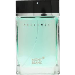 Montblanc Herren Eau de Toilette "Presence", 75ml, blau, Parfüms, Orientalisch-würziger Duft mit Bergamotte, Salbei, Apfel, Sandelholz.