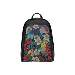 DOGO Tagesrucksack "Tidy Bag Rucksack Fly Anywhere Damen Backpack", schwarz, Lederimitat, Rucksäcke