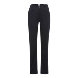 Brax Damen 5-Pocket-Hose "Style CAROLA", blau, Gr. 18, Web, 40% Lyocell, 28% Modal, 17% Baumwolle, 12% Elastomultiester, 3% Elasthan, Hosen