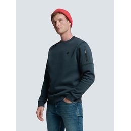 NO EXCESS Herren Sweater "NO EXCESS Weicher Pullover", blau, Gr. S, 70% Baumwolle, 30% Polyester, Sweatshirts