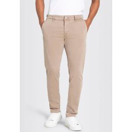 MAC Herren Chinohose "Driver", beige, Gr. 34, unifarben, Web, Obermaterial: 89% Baumwolle, 8% Polyester, 3% Elasthan, Hosen, mit Stretch