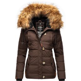 Navahoo Damen Winterjacke "Zoja", braun, Gr. S, Oberstoff: 100% Polyester; Futter: 100% Polyester; Wattierung: 100% Polyester; &Auml;rmelfutter: 100%