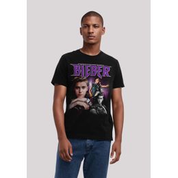 F4NT4STIC Herren T-Shirt "Justin Bieber Iconic", schwarz, Gr. XL, Obermaterial: 100% Baumwolle, Shirts, Premium Qualität