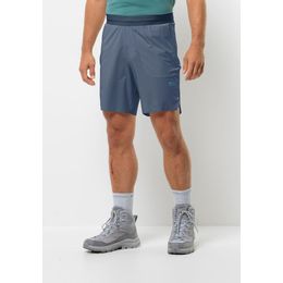 Jack Wolfskin Herren Shorts "PRELIGHT CHILL SHORTS M", blau, Gr. M, OBERSTOFF: 86% POLYAMID, 14% ELASTHAN; Futter: 100% POLYESTER, Hosen