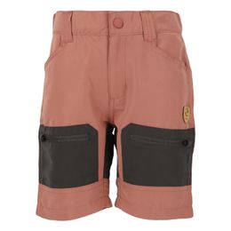 ZIGZAG Jungen Shorts "Atlantic", pink, Gr. 128, mehrfarbig, unifarben, 100% Polyester, Hosen, aus robustem Material