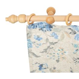 Gardinenstange SN DECO GROUP, L:160cm, beige, Holzwerkstoff, Gardinenstangen, "Filigrano", 28 mm, Holz, verschiedene L&auml;ngen und Farben, Komplettset