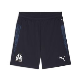 Puma Herren Sporthose "Olympique de Marseille Trainingsshorts Herren"new navy wei&szlig; blau, Gr. XS, Obermaterial: 100% Polyester; Taschenfutter: 100%