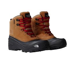The North Face Kinder Winterstiefel "Y CHILKAT V LACE WP", Gr. 36, braun, Leder, Schuhe, Snowboots, Winterboots, Winterschuhe, wasserdicht
