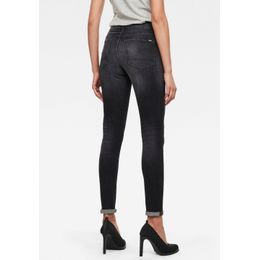 G-Star Raw G-STAR Damen Skinny-fit-Jeans "3301 High Skinny", schwarz, Gr. 29, Denim/Jeans, Obermaterial: 91% Baumwolle, 7% Elastomultiester, 2% Elasthan, Jeans,