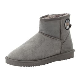 O`Neill O'NEILL Damen Schlupfboots "BESIANA WOMEN MID", Gr. 36, grau, Synthetik, Schuhe, Winterboots, Snowboots, Winterschuhe