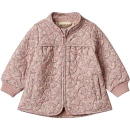 Wheat Baby Outdoorjacke "Thermo Jacket Tilde", Gr. 80powder flower meadow, Web, Obermaterial: 100% Polyester, gebl&uuml;mt, Jacken, wasserabweisend, mit