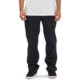 DC Shoes Herren Chinos "Worker Relaxed", schwarz, Gr. 29, [Hauptstoff] 99% Baumwolle, 1% Elastan, Hosen
