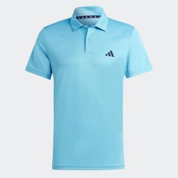Poloshirt adidas Performance "TR-ES BASE POLO", Damen, Gr. S, schwarz (preloved blau, schwarz), Obermaterial: 100% Polyester, Shirts