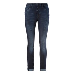 Gang Damen Slim-fit-Jeans "94NEW GEORGINA", blau, Gr. 30, Denim/Jeans, Obermaterial: 65% Baumwolle, 22% Polyester, 11% Viskose, 2% Elasthan, Jeans,