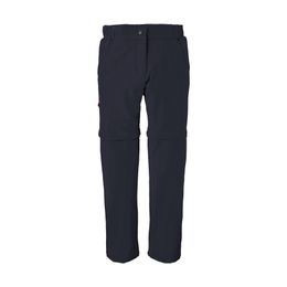 Killtec M&auml;dchen Zip-off-Hose "KOS 132 GRLS PNTS", blau, Gr. 152, Obermaterial: 92% Polyester, 8% Elasthan, Hosen, Wasserabweisend, abzippbare Beine,