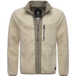 Ragwear Herren Plüschjacke "Noory", beige, Gr. XXXL, Plüsch, Material: 100% Polyester, Jacken, Herren Basic Teddy-Fleece Jacke