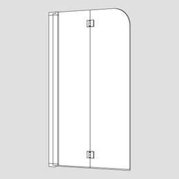 Koralle myDay Badewannenaufsatz, beweglich, VB03713214AA1, BF2A L 132