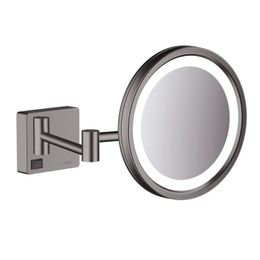 Hansgrohe AddStoris Kosmetikspiegel, mit Beleuchtung, Vergr&ouml;&szlig;erung 3-fach, 41790340,