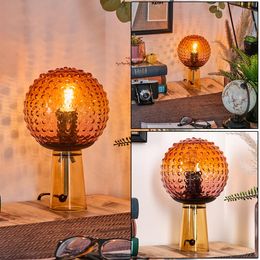 hofstein Maiorca Tischleuchte Orange, Schwarz, 1-flammig