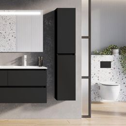 evineo ineo2 Hochschrank mit 2 T&uuml;ren, mit Griffmulde, BE0704BM,