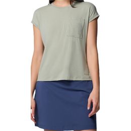 Columbia Boundless Trek Damenshirt olive M - Damenshirts, -blusen & -pullover