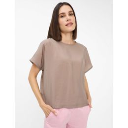 Brax Damen Shirt Style CARA taupe, hellbraun, Gr. 40